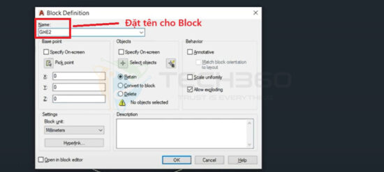 Lệnh Block trong CAD: hướng dẫn cực chi tiết qua hình ảnh