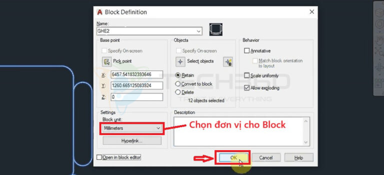Lệnh Block trong CAD: hướng dẫn cực chi tiết qua hình ảnh