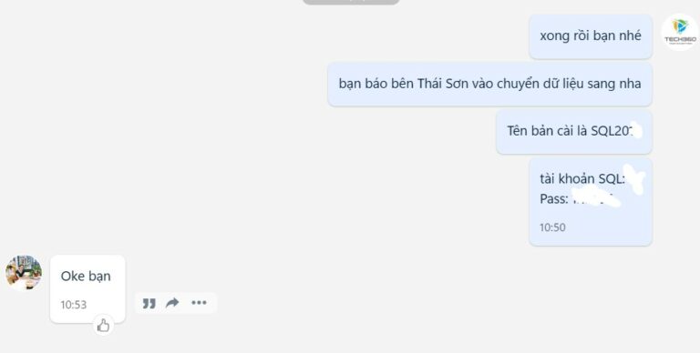 Xử lý SQL Server đầy dữ liệu cho PM hải quan, kế toán