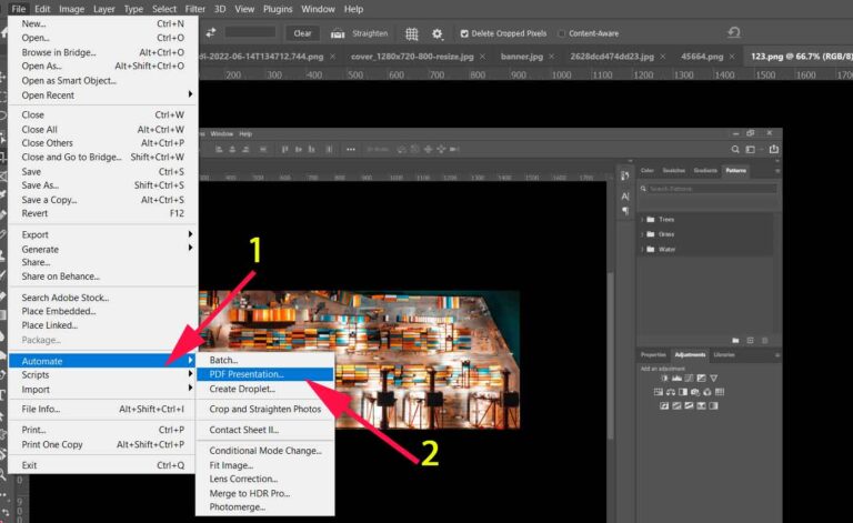 Cách xuất File PDF trong Photoshop, hướng dẫn có hình ảnh