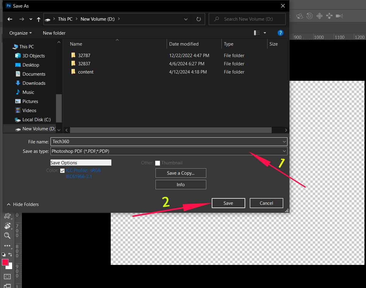 Cách xuất File PDF trong Photoshop, hướng dẫn có hình ảnh