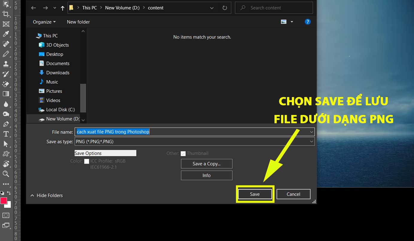 Cách xuất file PNG trong Photoshop chi tiết có hình ảnh
